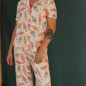 Nutcracker Christmas Pajamas, Holiday Soft PJ, Adult Christmas Pajamas ...