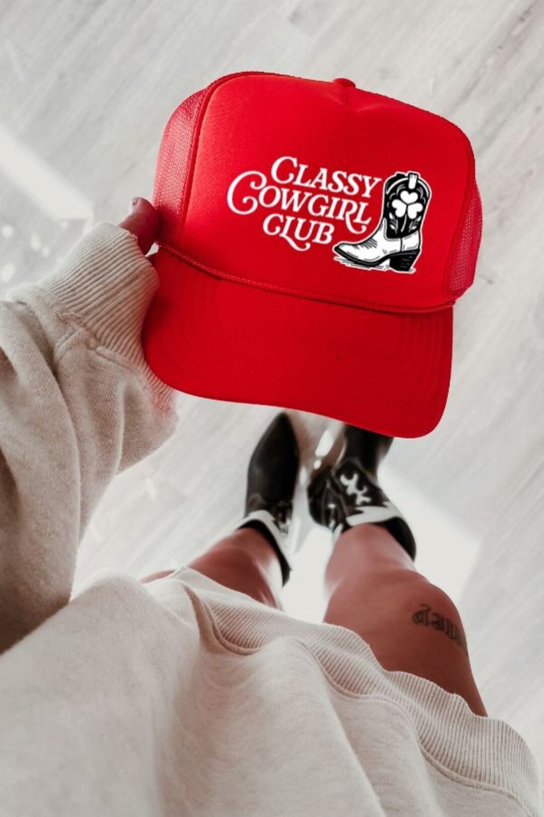 Classy Cowgirl Club Trucker Hat, Western Trucker Hat, Cowgirl Trucker ...