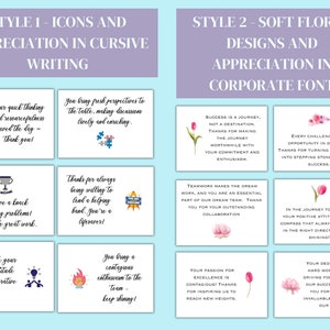 Printable Encouragement Cards for Employee Appreciation, Gratitude ...