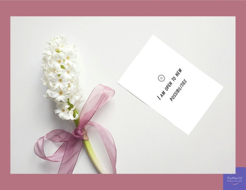 Printable Affirmation Cards For Daily Motivation Affirmation Deck For