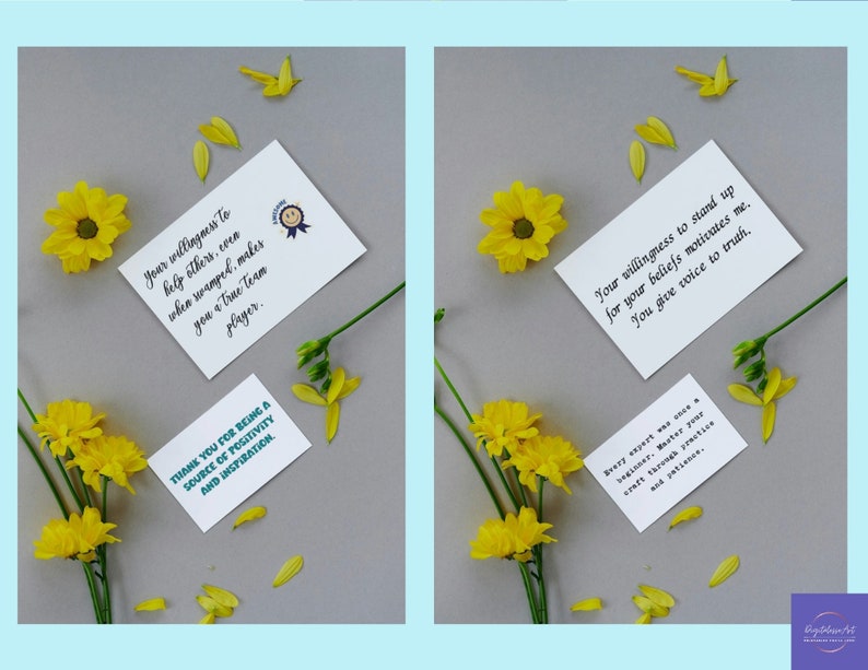 Printable Encouragement Cards: 600 Positive Affirmation Notes (digital ...
