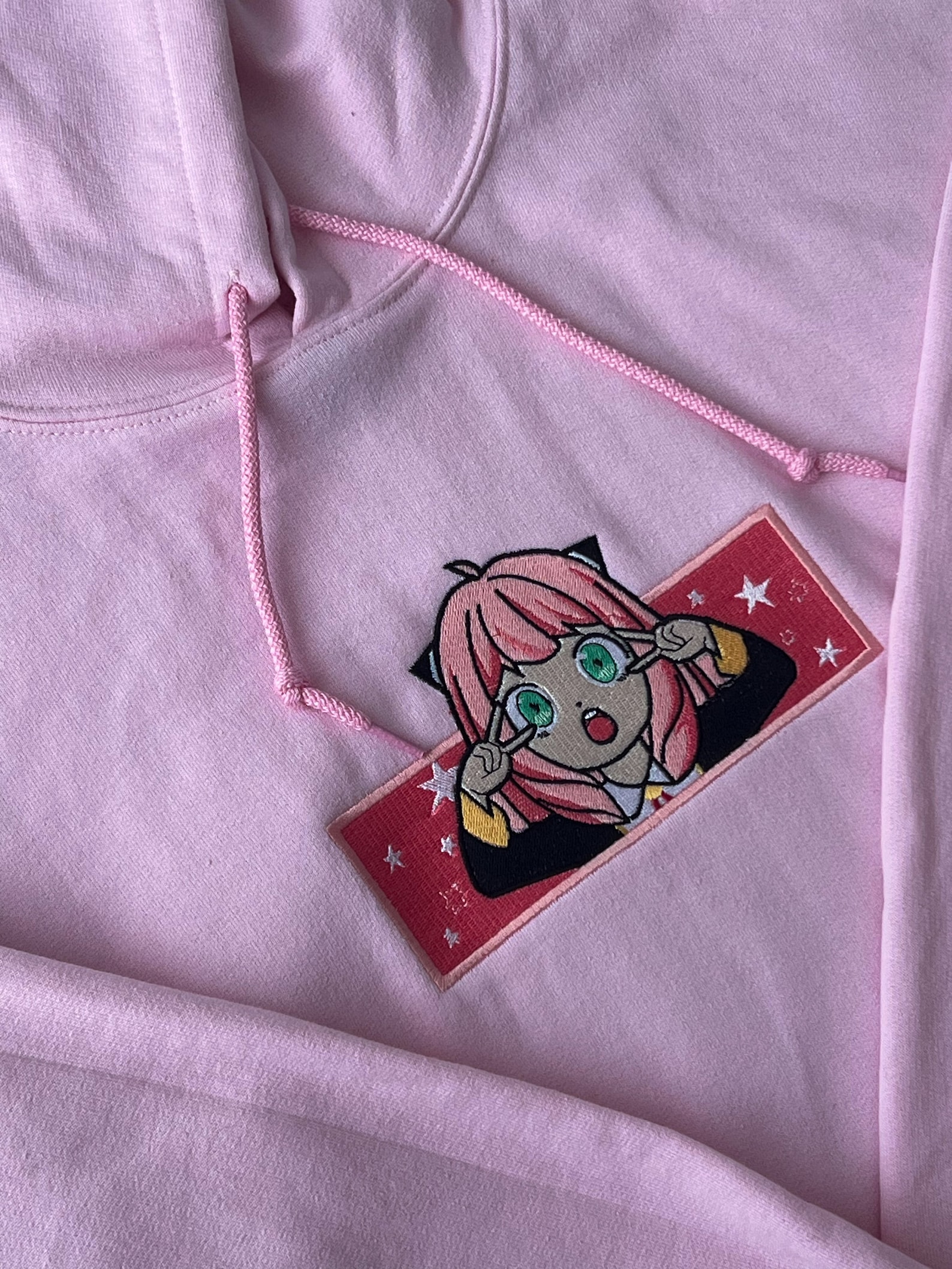Anime Anya Hoodie Sweater Embroidery Manga Merch Spy Gift Personalized ...