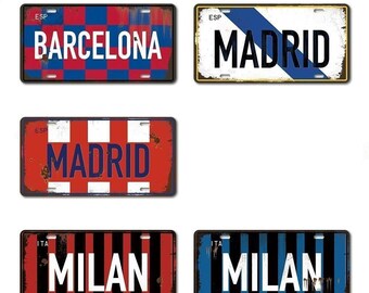 Fc Barcelona License Plate - Etsy