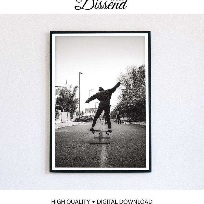 Skateboard Poster - Etsy
