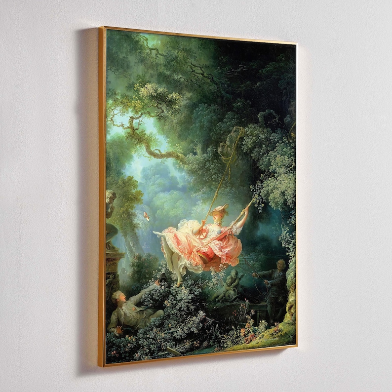 The Swing Jean Honore Fragonard, Rococo Masterpiece Painting ...