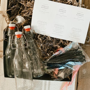 Homemade Vanilla Extract Kit | DIY Vanilla Extract for Teachers' Gifts ...