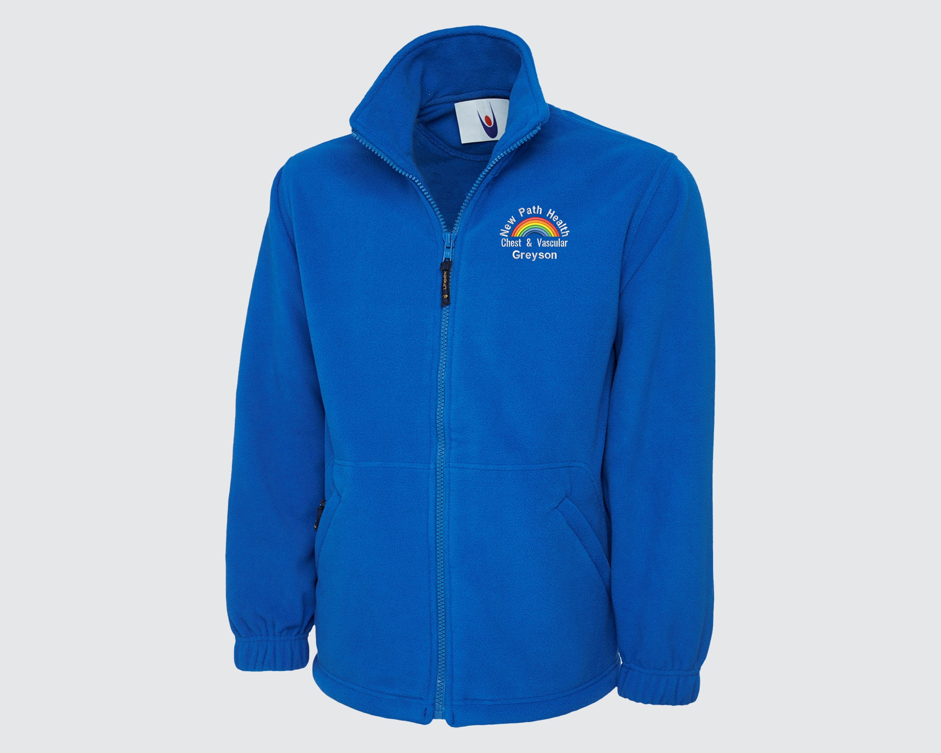 Customised Embroidered Rainbow Fleece Jacket National - Etsy UK