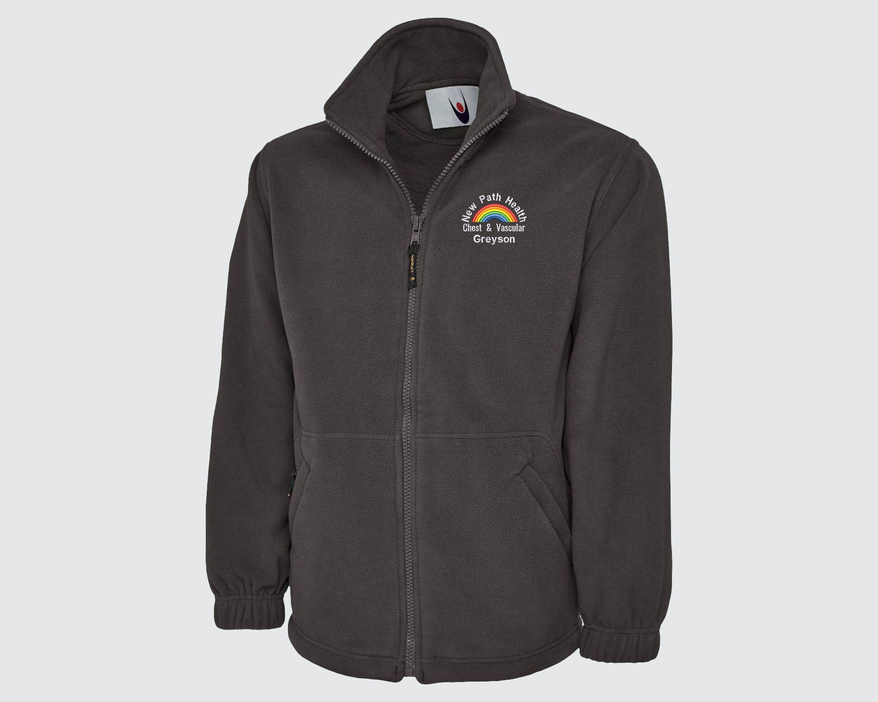 Customised Embroidered Rainbow Fleece Jacket National - Etsy UK