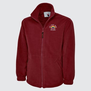 Customised Embroidered Rainbow Fleece Jacket, National Healthcare ...