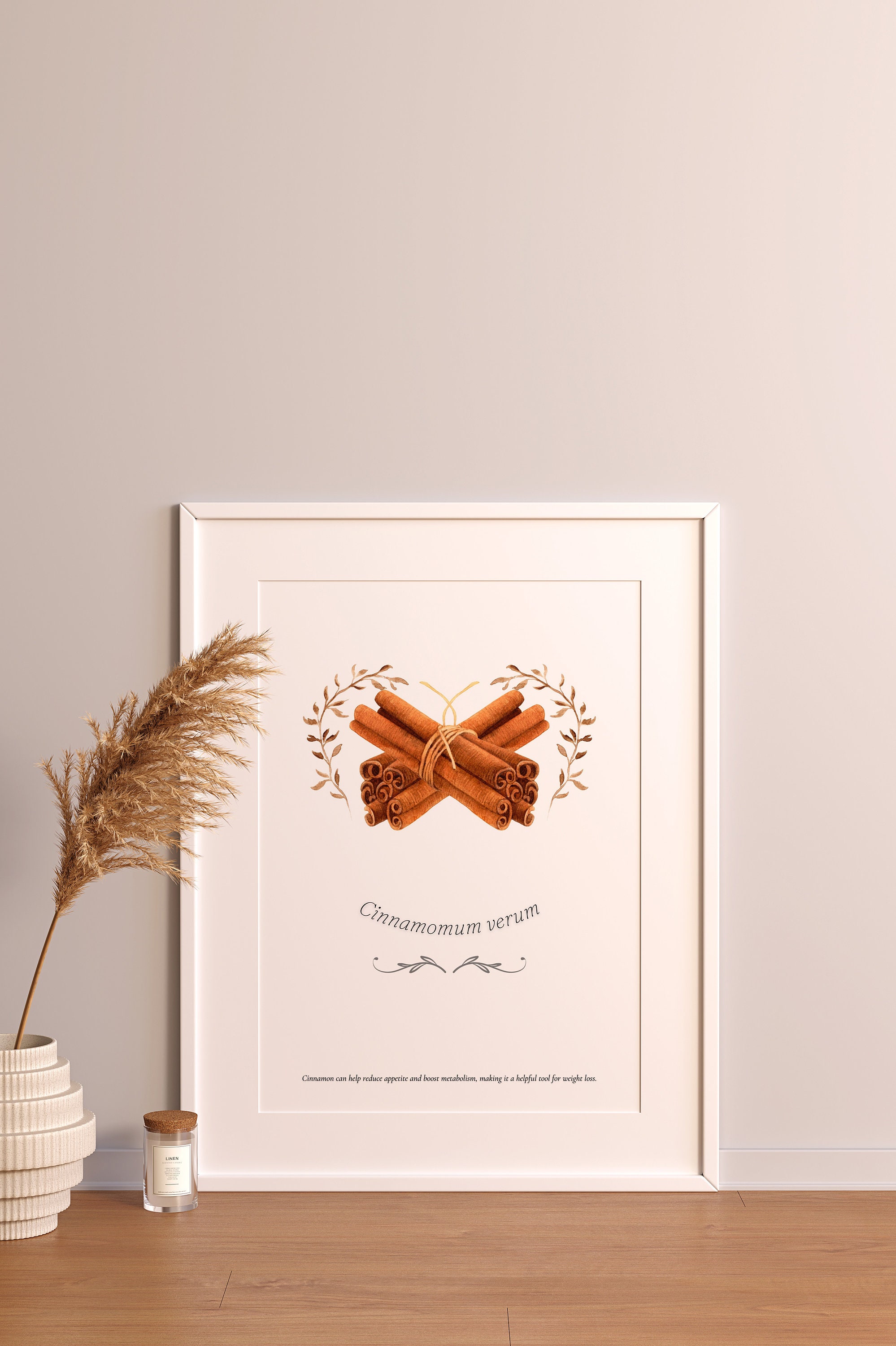 Cinnamon Printable Digital Download Art, Digital Wall Art, Watercolor ...