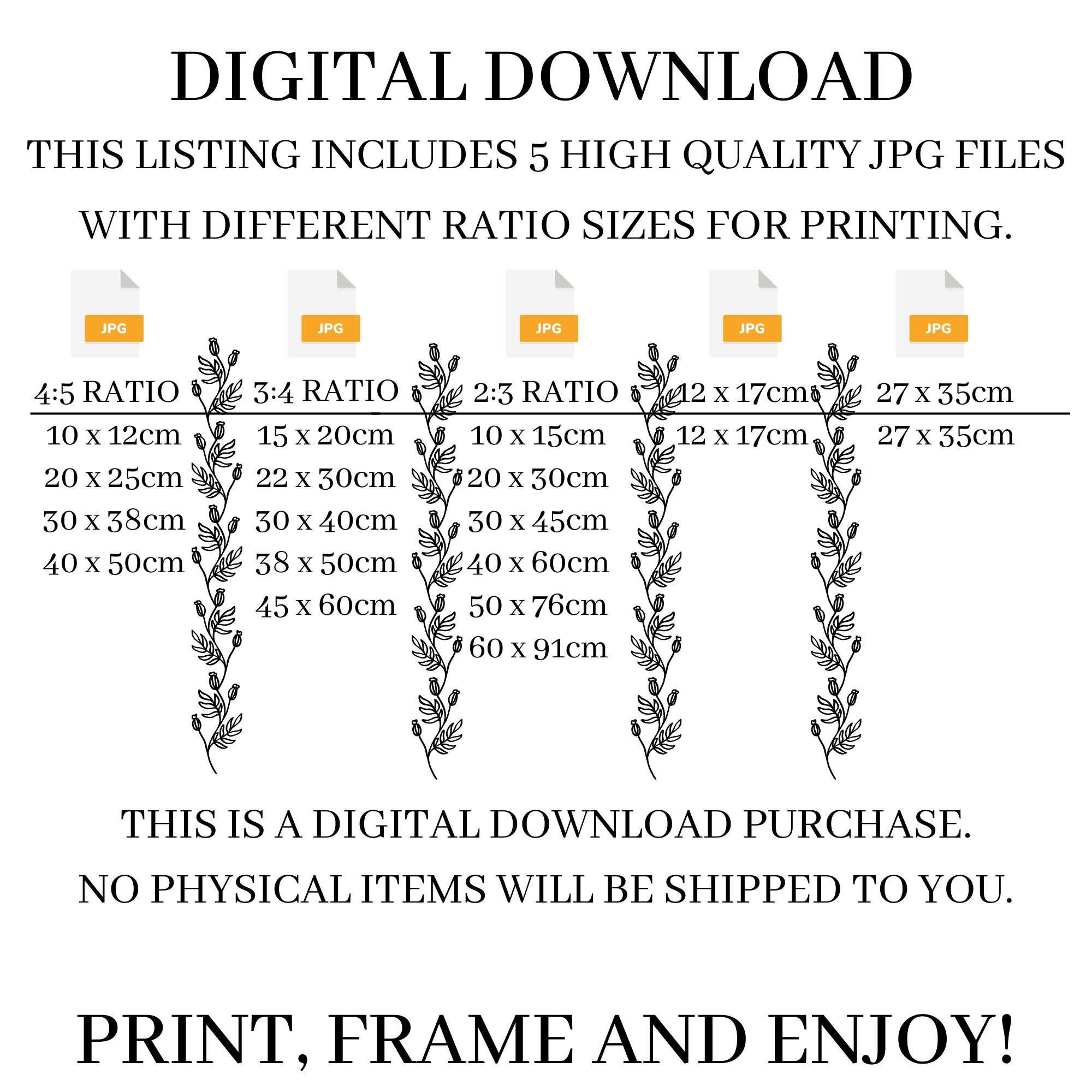 Cinnamon Printable Digital Download Art, Digital Wall Art, Watercolor ...