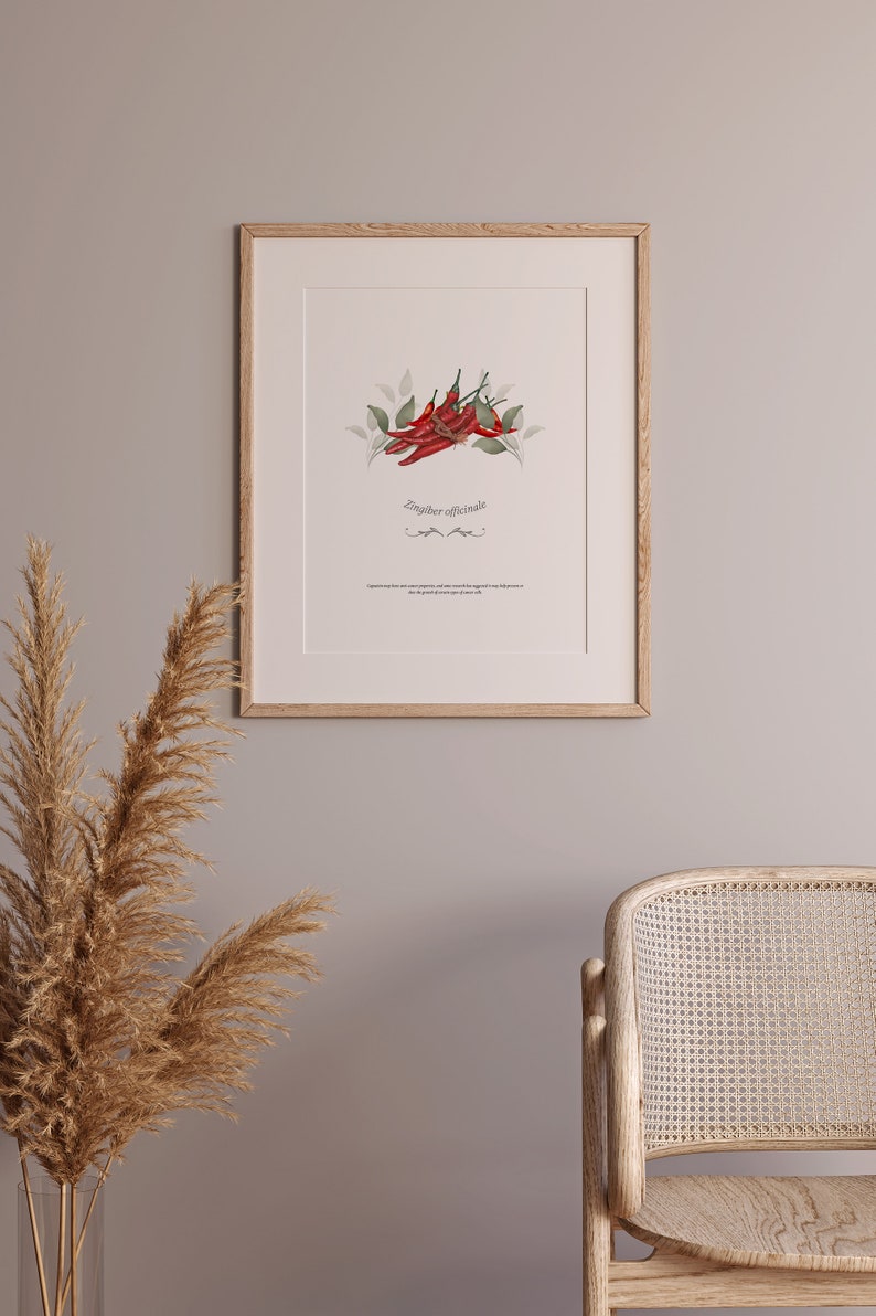 Chili Pepper Printable Digital Download Art, Digital Wall Art ...