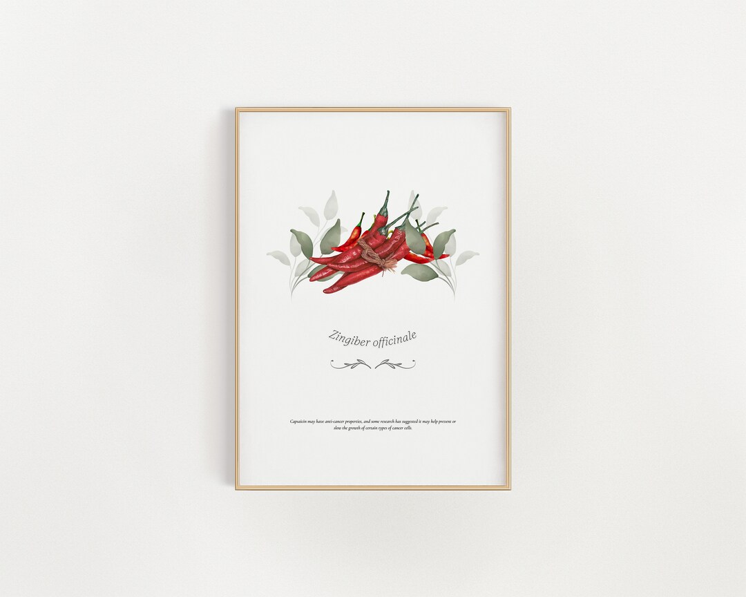 Chili Pepper Printable Digital Download Art, Digital Wall Art ...