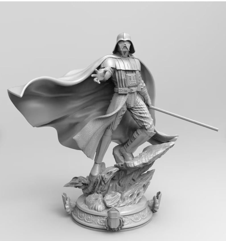 Darth Vader Statue Star Wars STL 3D PRINT - Etsy