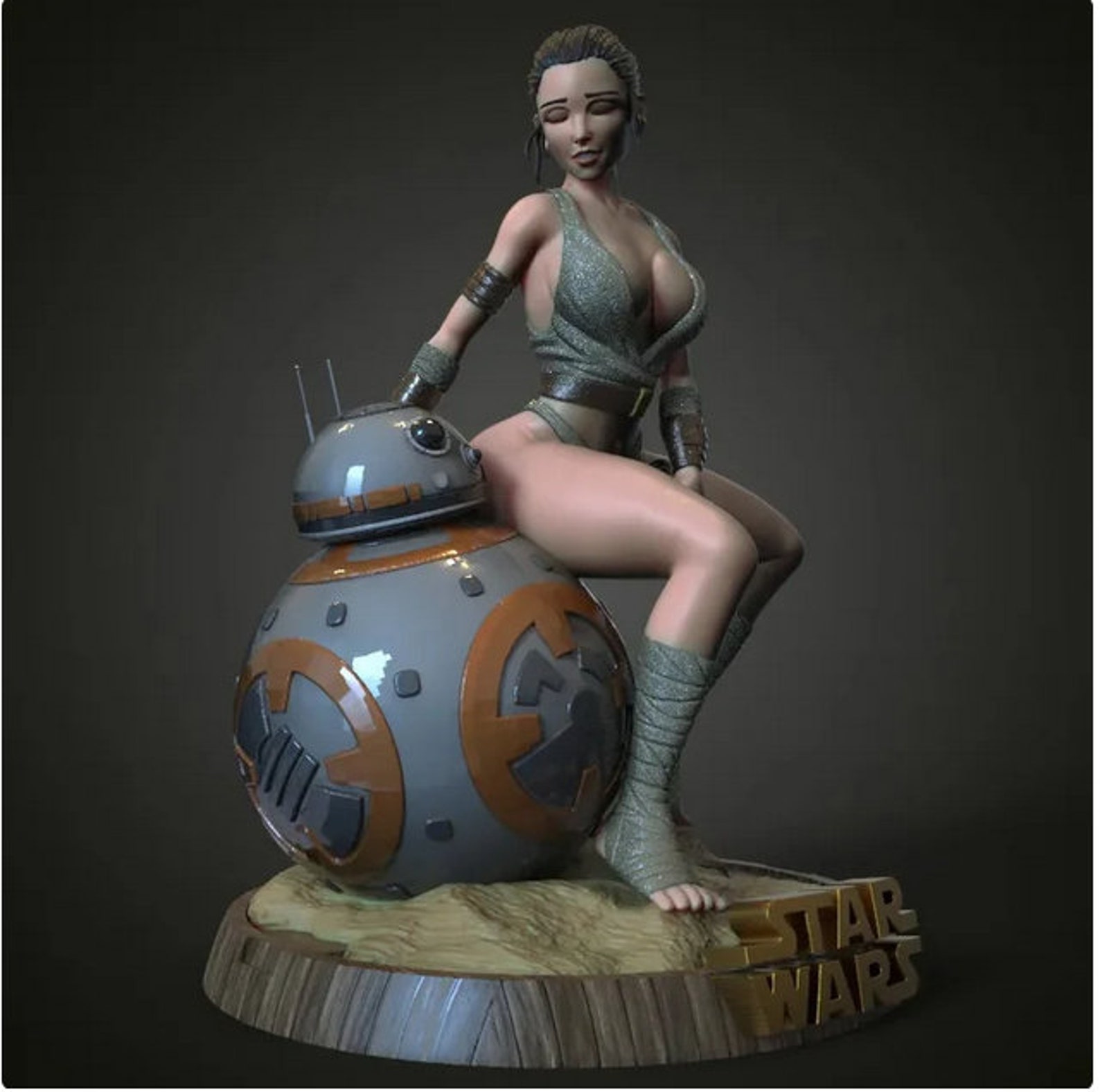 Rey Star Wars NSFW Stl File - Etsy