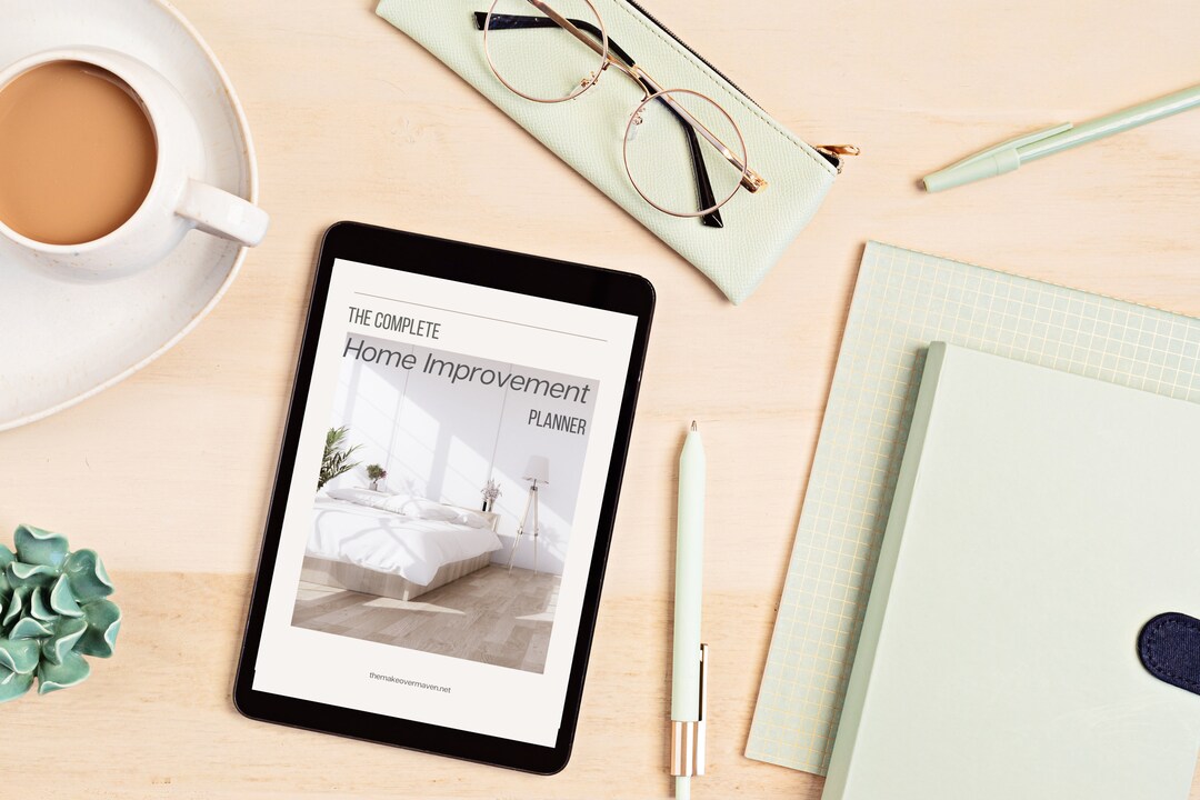 Home Improvement Planner, Printable Planner, Remodeling Guidebook, DIY ...