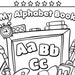 28 Printable Pages | My Alphabet Book | Coloring Book | Educational ...