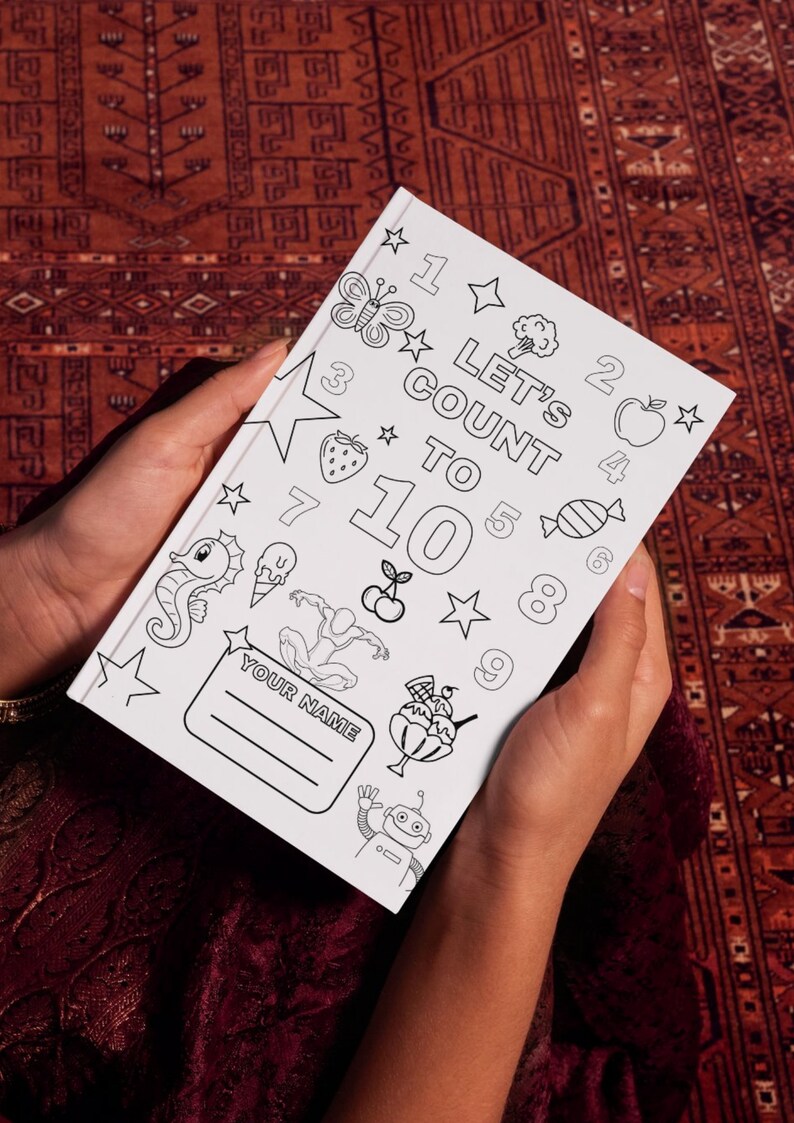 Let's Count to Ten | Children Books | Coloring Book | Educational ...