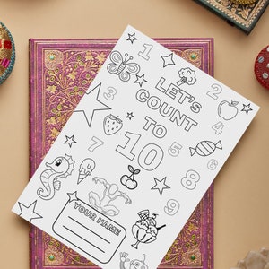 Let's Count to Ten | Children Books | Coloring Book | Educational ...
