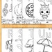 Printable Alphabet Coloring Book: 28 Pages, Educational (digital ...