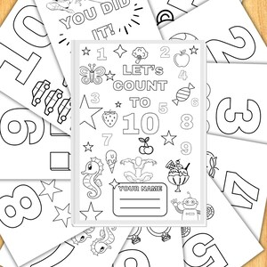 Let's Count to Ten | Children Books | Coloring Book | Educational ...