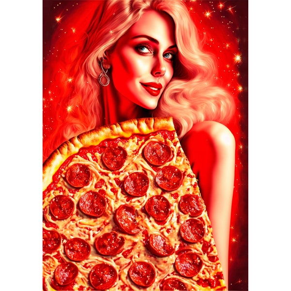 Pizza Art - Etsy