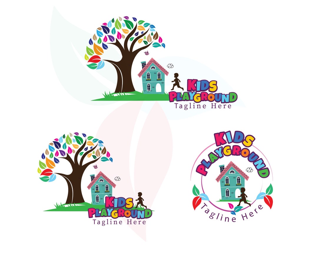 Kindergarten Logo, Preschool Logo, Playful Logo - Etsy