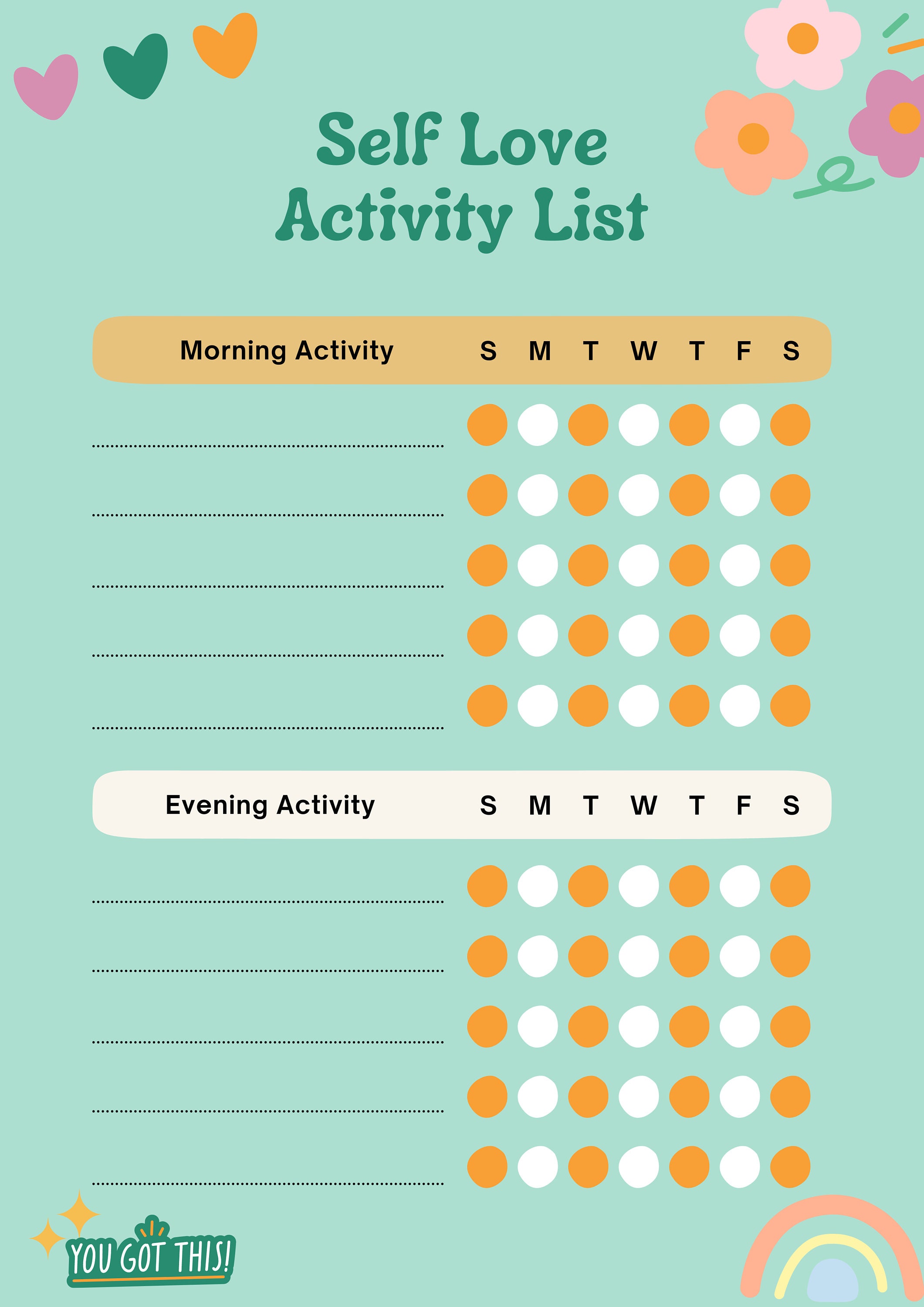 Self Love Activities - Etsy