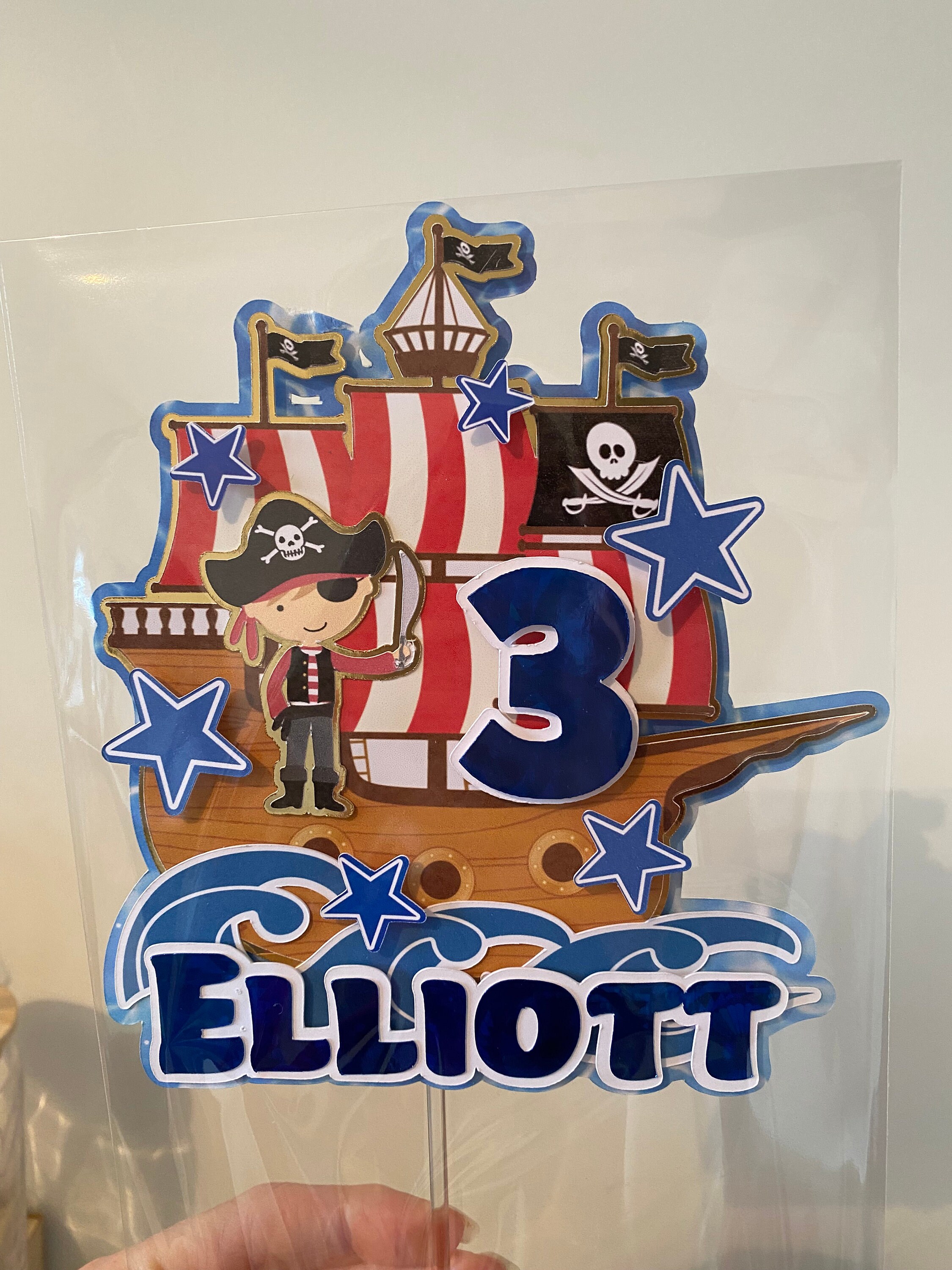 Pirate Cake Topper - Etsy