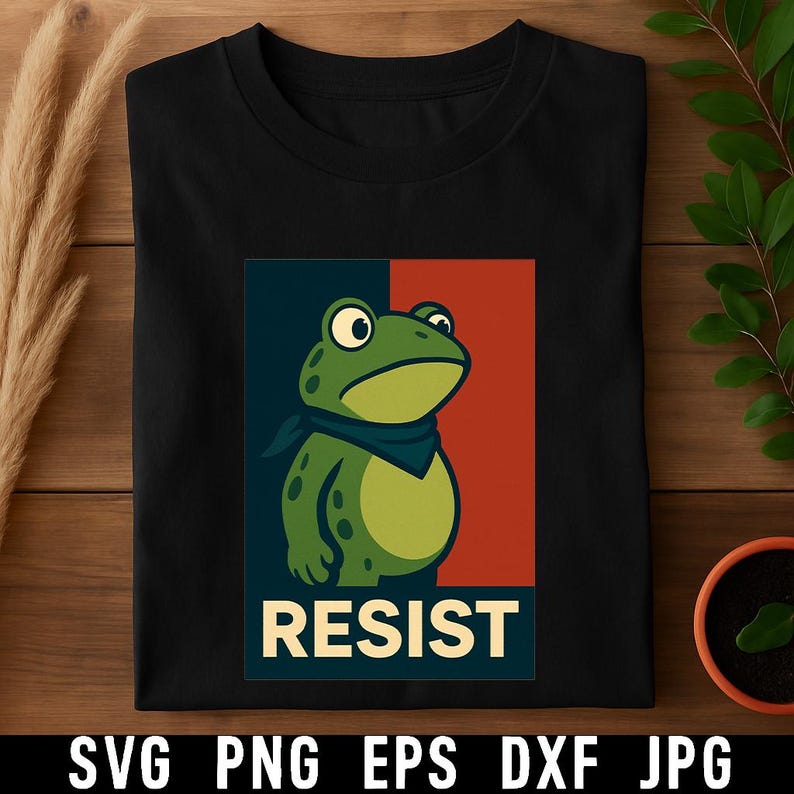 Portland Frog Protest , Vintage Activist Png, Political Png, Vintage ...