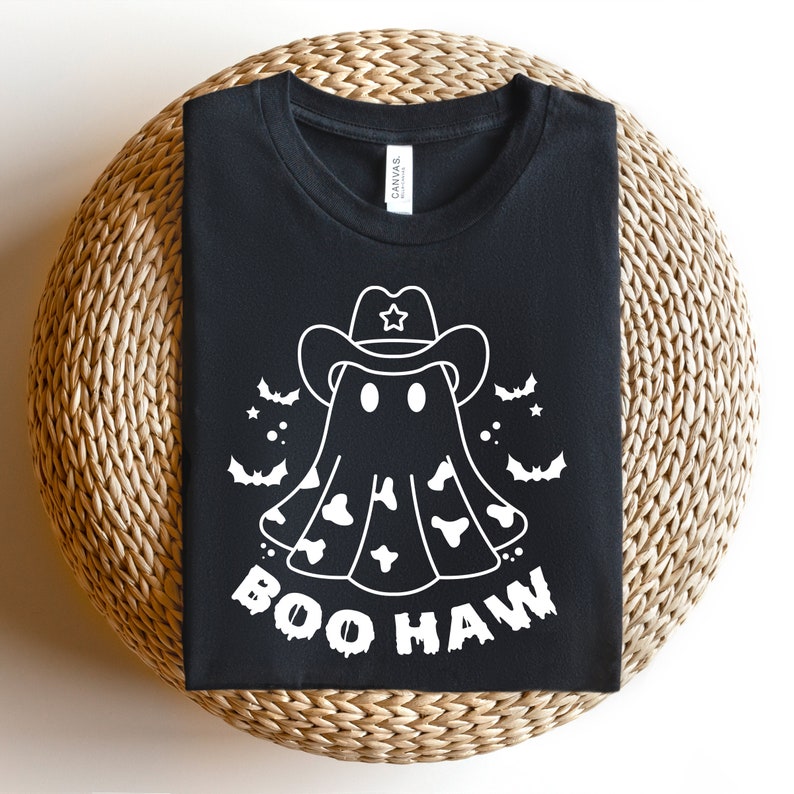 Boo Haw Svg, Ghost Svg, Cowboy Ghost Svg, Halloween Svg, Funny Ghost ...