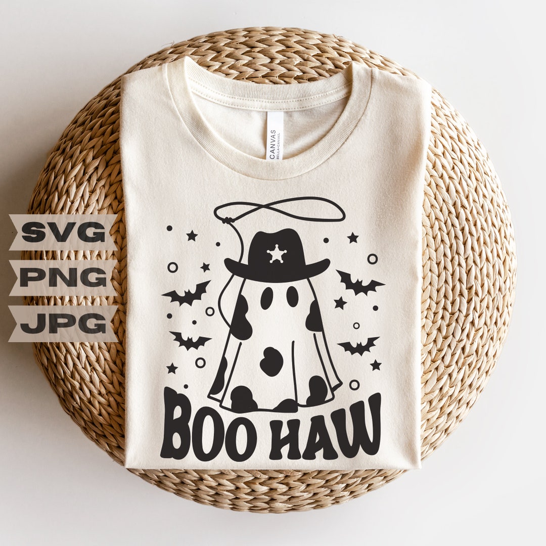 Boo Haw Svg Ghost Svg Cowboy Svg Halloween Svg Lustiges - Etsy Österreich