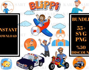 Blippi Png Clipart - Etsy
