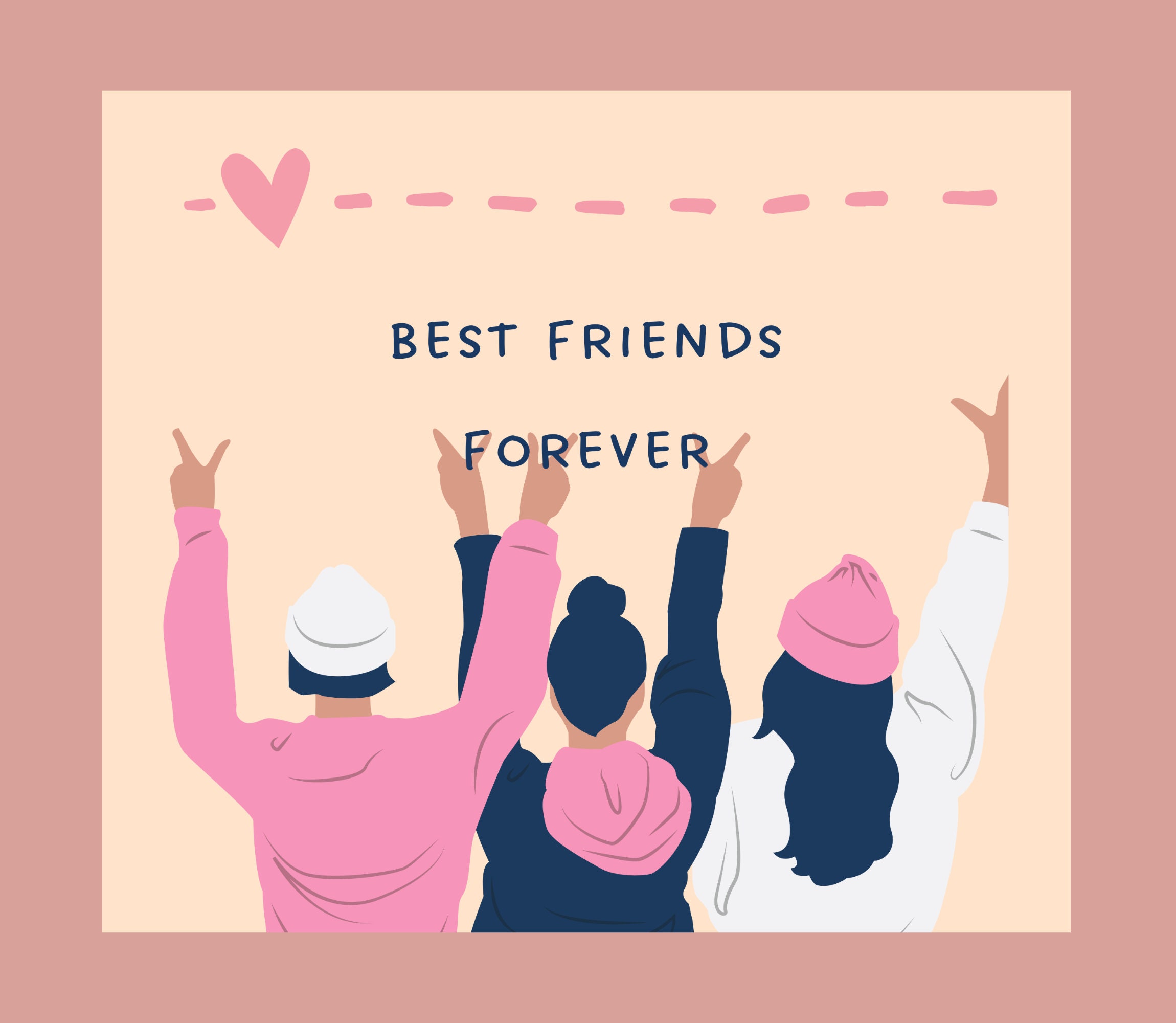 Digital Friendship Agreement | Friends Contract | Best Friend Gift ...