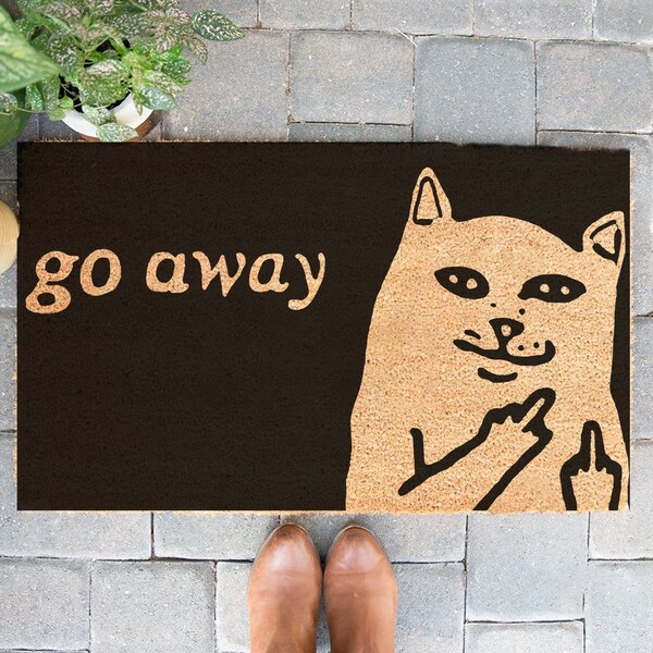 Cat Door Mat - Etsy