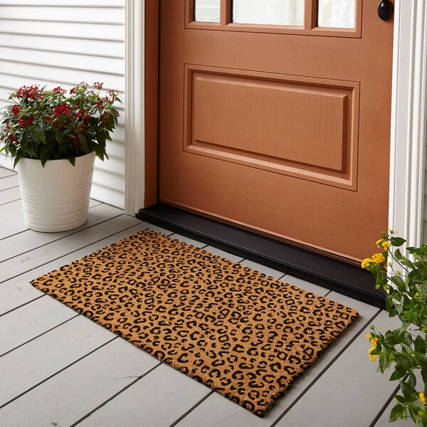 Leopard Door Mat - Etsy