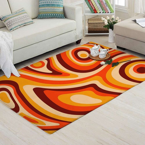 Trippy Rug - Etsy