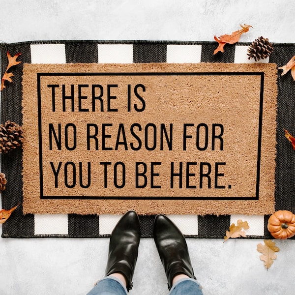 Rude Door Mat - Etsy