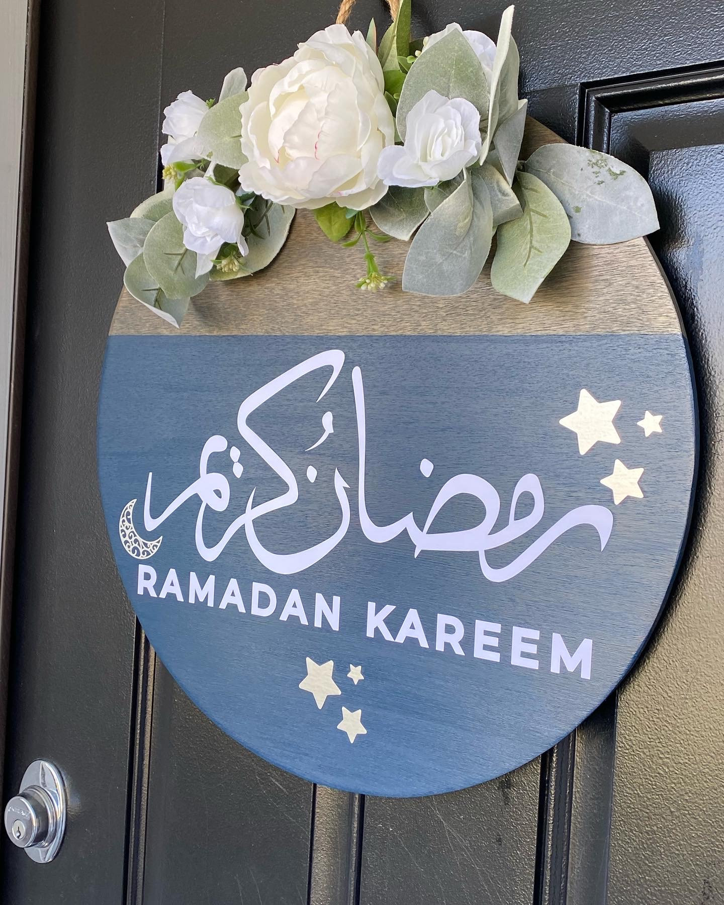 Ramadan/eid Door Hanger, Ramadan/eid Door Wreath, Ramadan Sign, Ramadan ...