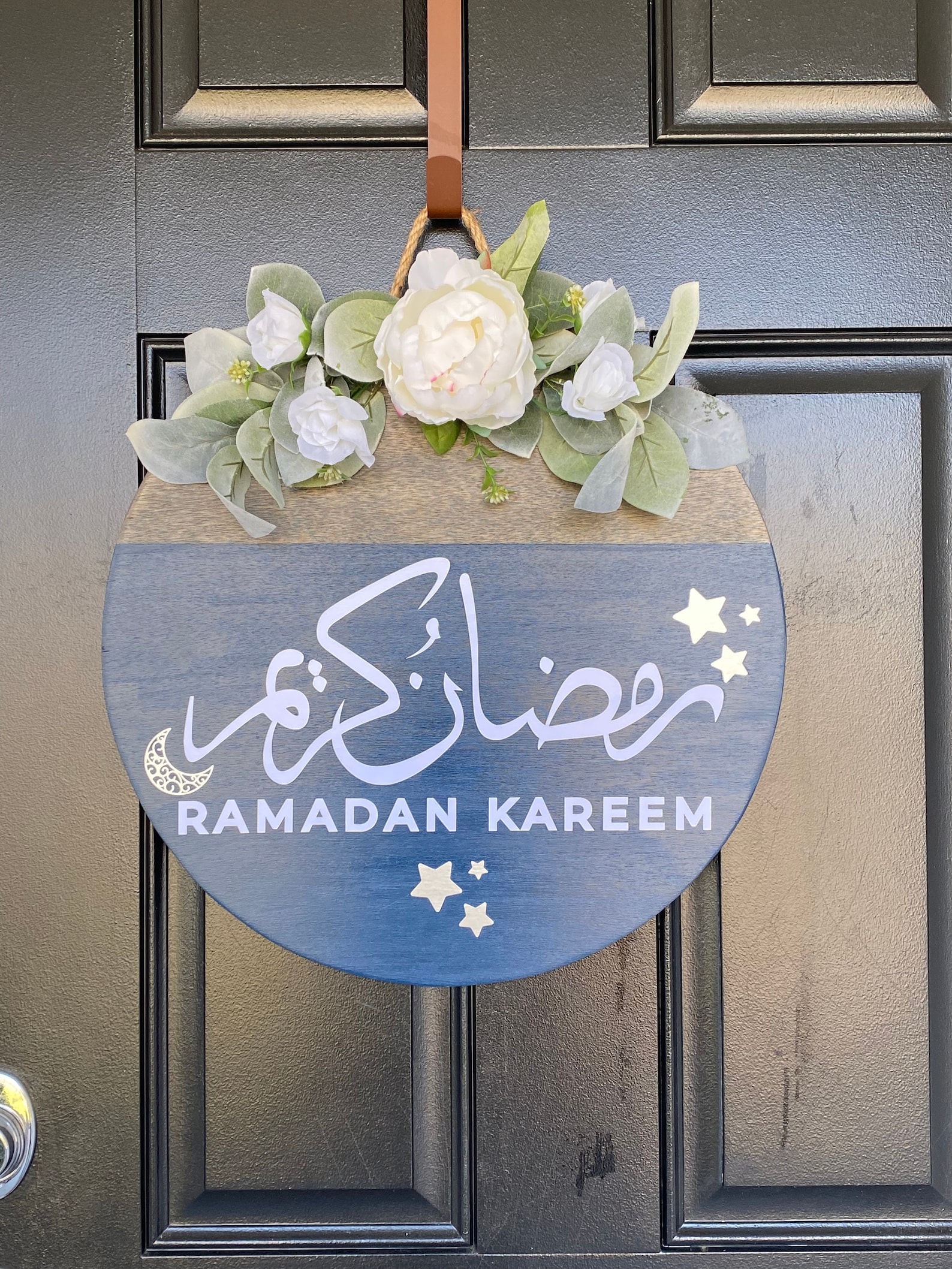 Ramadan/eid Door Hanger, Ramadan/eid Door Wreath, Ramadan Sign, Ramadan ...