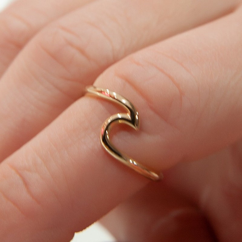 Wave Ring - Etsy