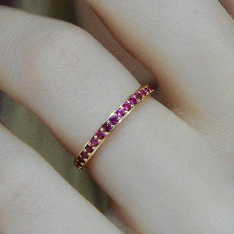 Pink Gold Rings - Etsy