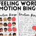 Emotion Bingo, Engaging Fun Bingo Game, Social Emotional Learning ...