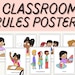 Rules Posters, Classroom Behavior Expectations Posters, Classroom ...