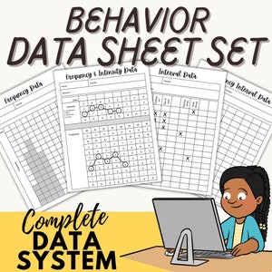 Behavior Data Sheets Data Collection System Data Collection - Etsy