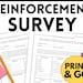 Reinforcement Survey, Preference Assessment, Reinforcer Inventory ...