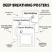 Deep Breathing Posters, Self-regulation Strategy Posters, Self ...