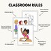 Rules Posters, Classroom Behavior Expectations Posters, Classroom ...