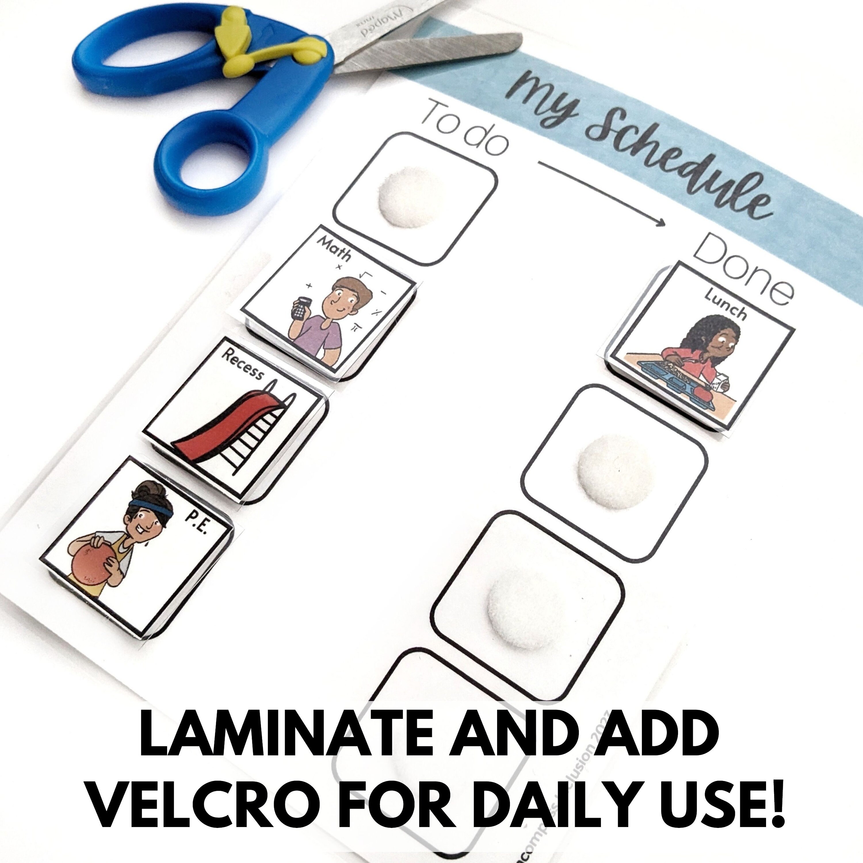 Visual Schedule, Individual Student Schedule, Classroom Schedule ...