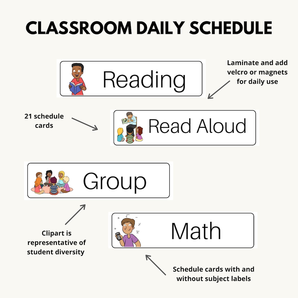 Daily Schedule, Classroom Daily Schedule, Classroom Management, Visual ...